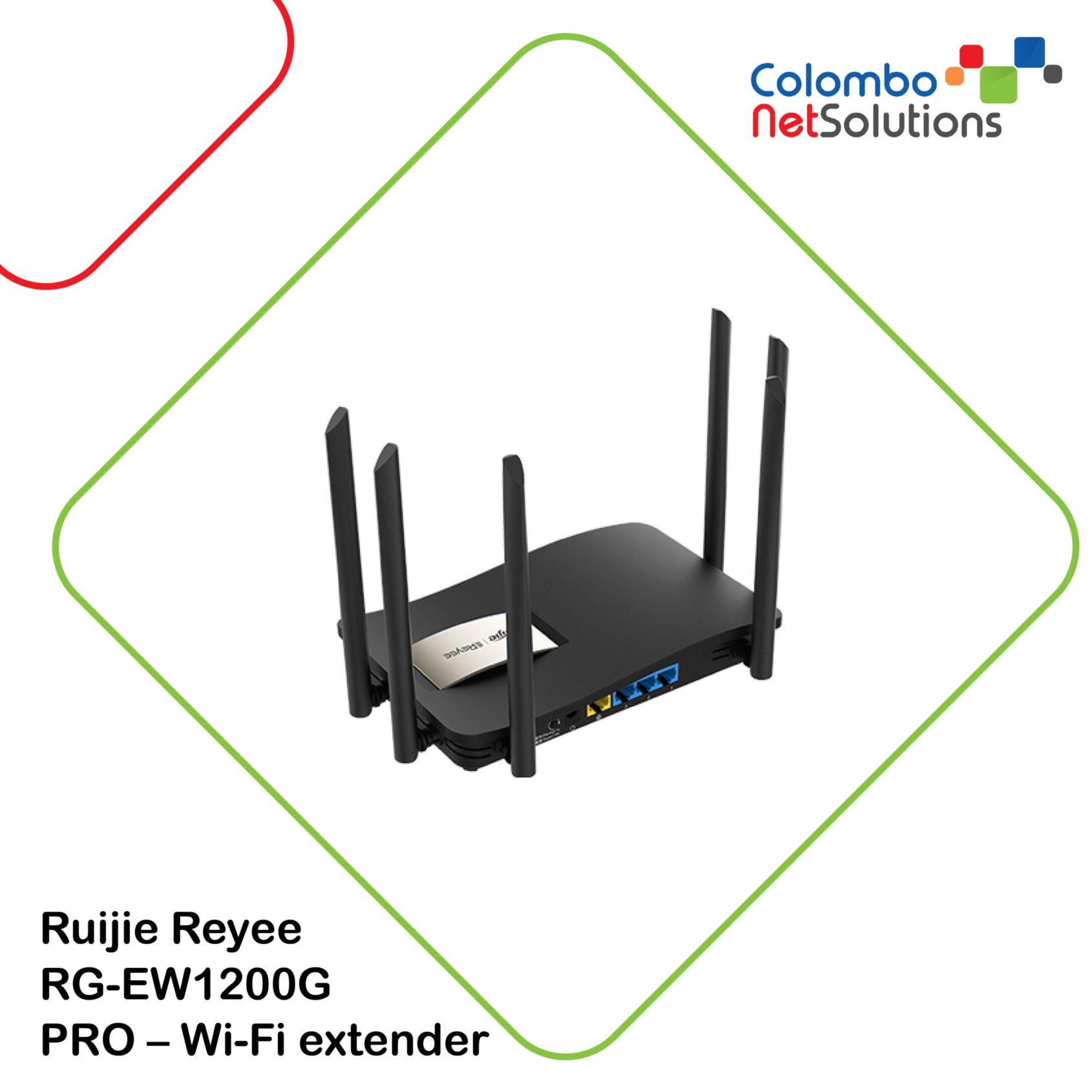 Ruijie Reyee RG-EW1200G PRO – Wi-Fi extender – Colombo Net Solutions
