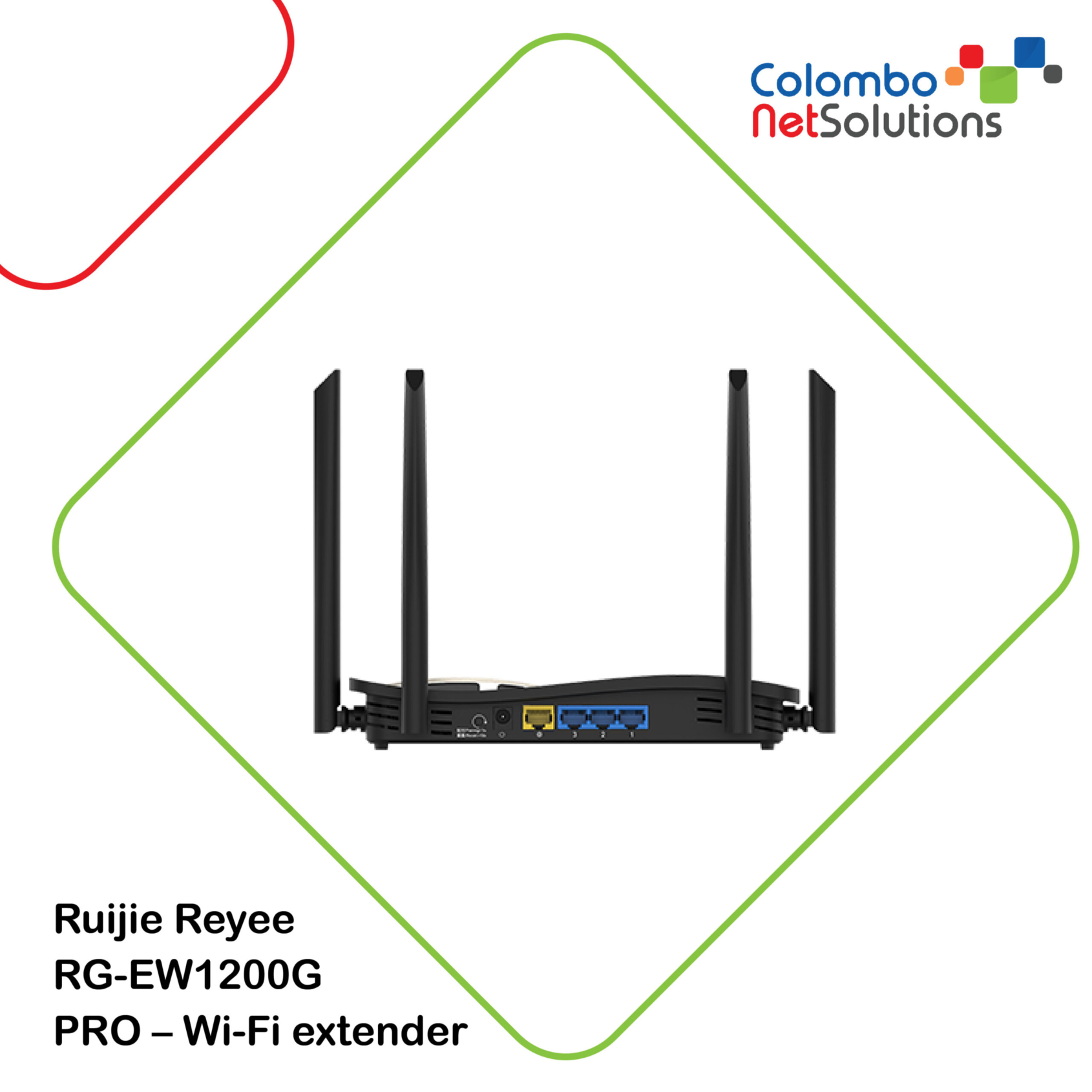 Ruijie Reyee RG-EW1200G PRO – Wi-Fi extender – Colombo Net Solutions